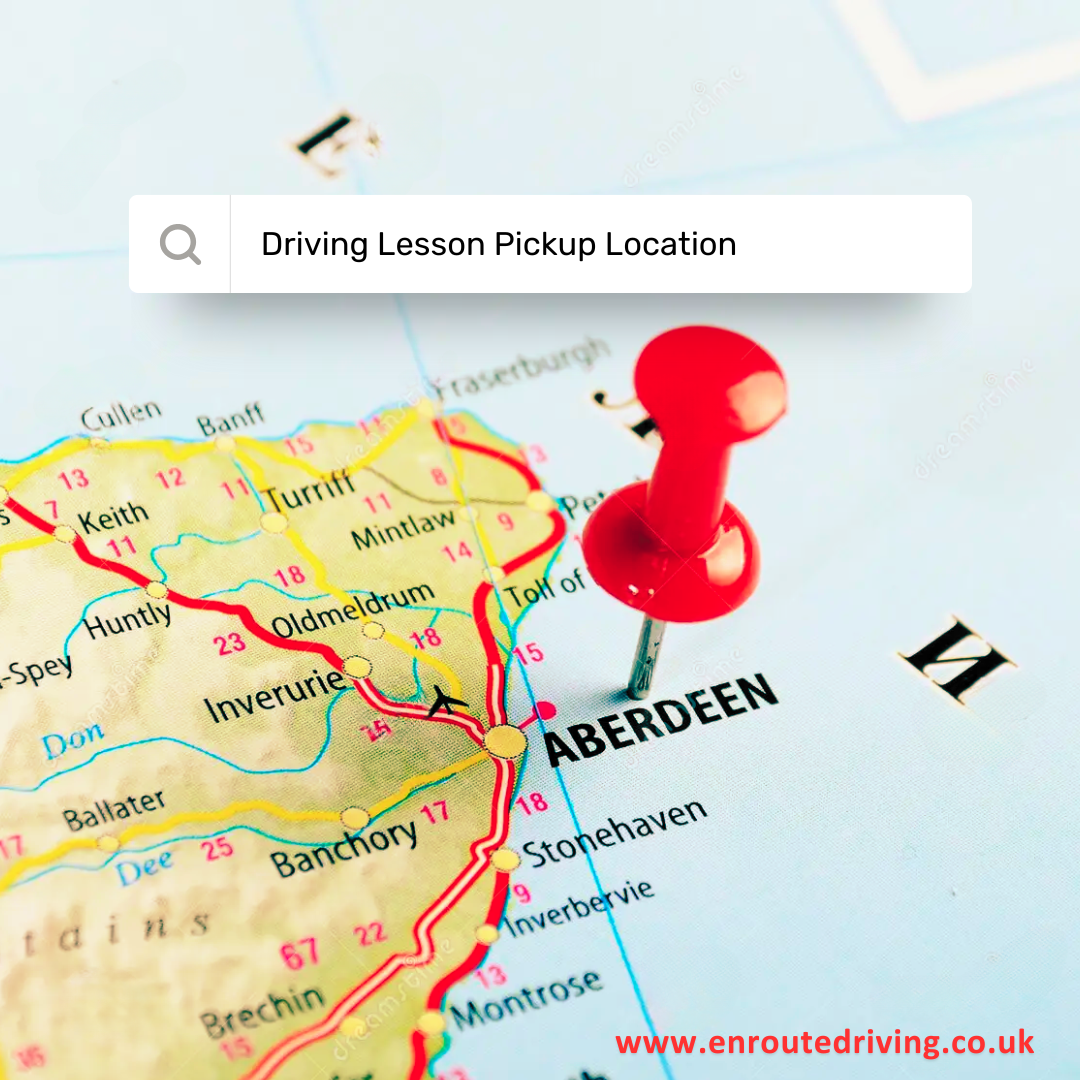 Driving Lesson Pickup Locations in Aberdeen & Banchory